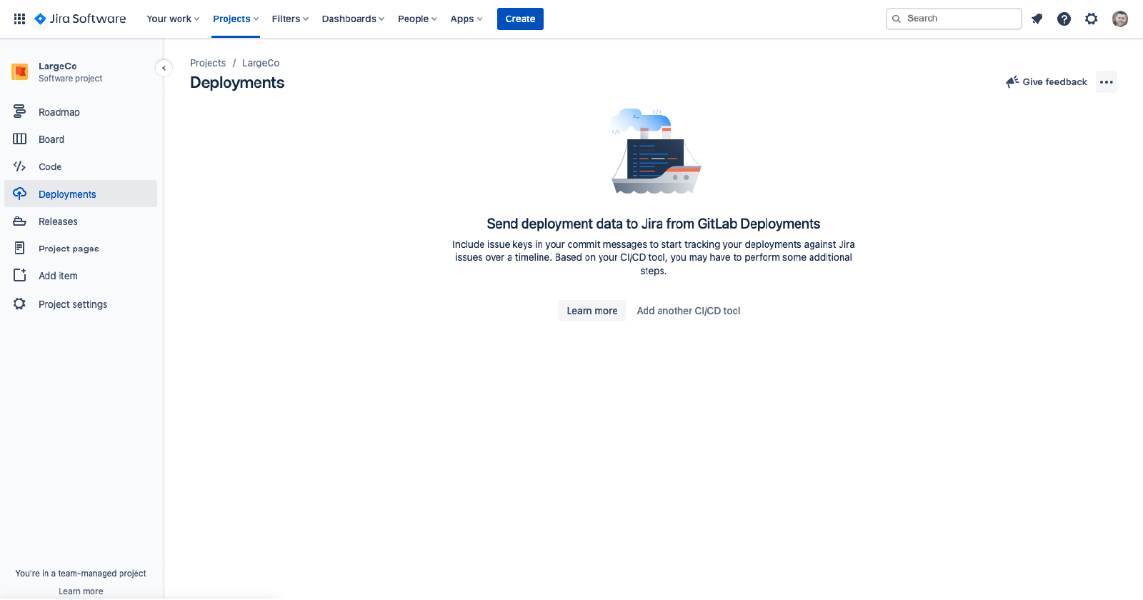 在 Jira 中启用 GitLab 部署 | Atlassian